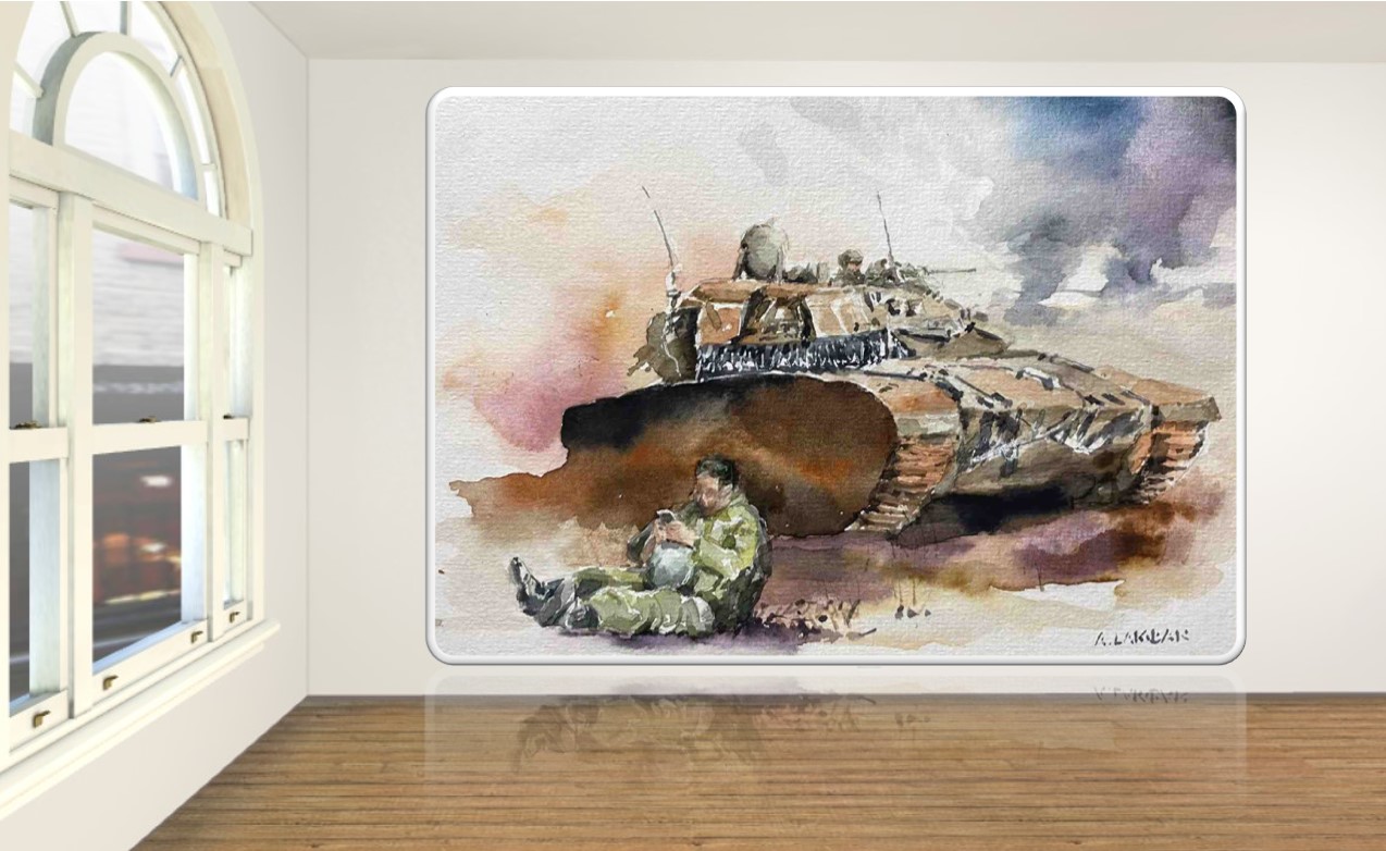 War diary by the artist - Arie Lamdan 2023-2024 ISRAEL - World Virtual ...