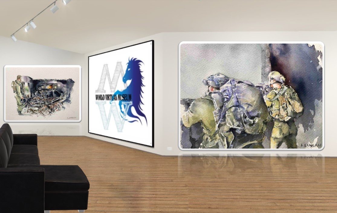 War diary by the artist - Arie Lamdan 2023-2024 ISRAEL - World Virtual ...
