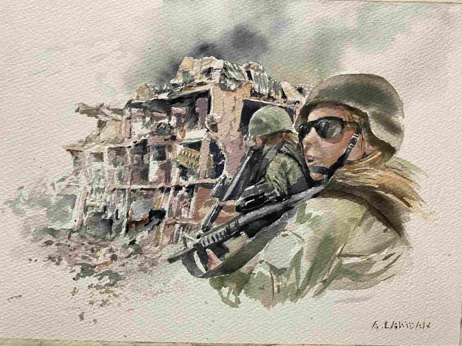 War diary by the artist - Arie Lamdan 2023-2024 ISRAEL - World Virtual ...