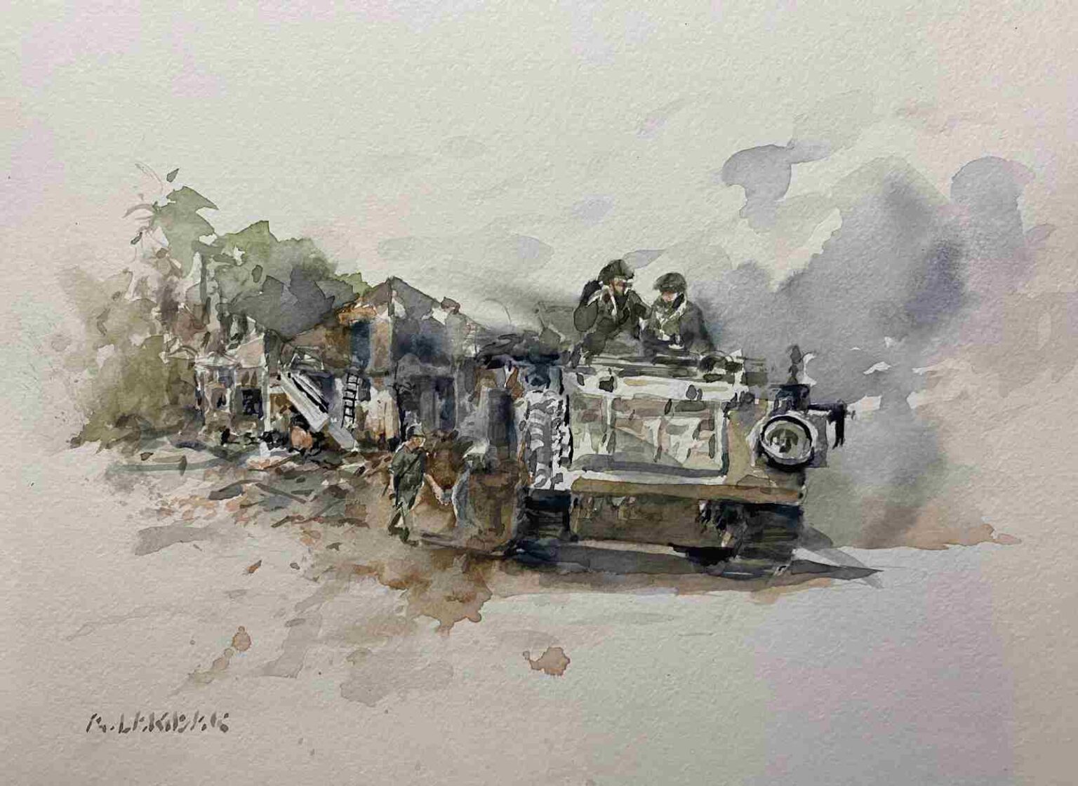 War diary by the artist - Arie Lamdan 2023-2024 ISRAEL - World Virtual ...